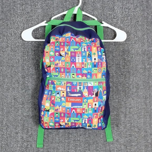 Emirates | Bags | Emirates Airlines Backpack Purple Multicolor ...